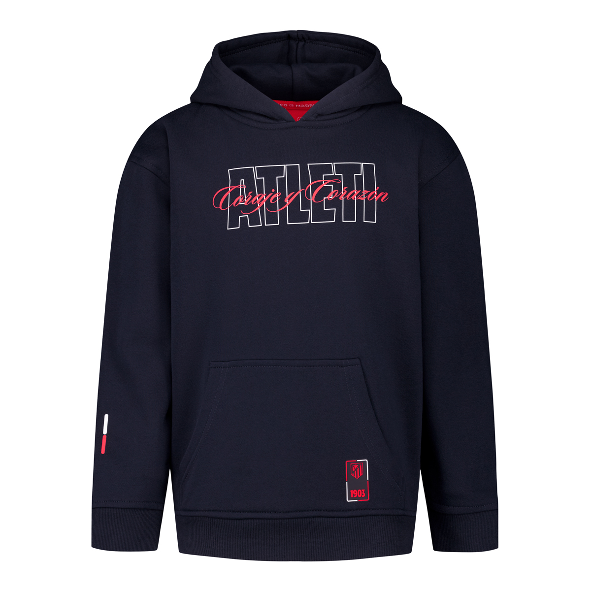 BUY Atleti Hoodie Navy Coraje y Corazón ONLINE | Atlético de Madrid ...