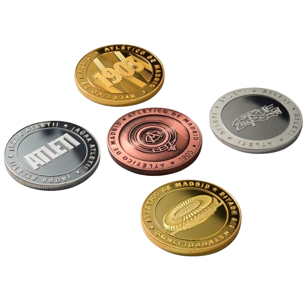 BUY 4 cm Atleti 5-Coin Pack ONLINE | Atlético de Madrid Official Store