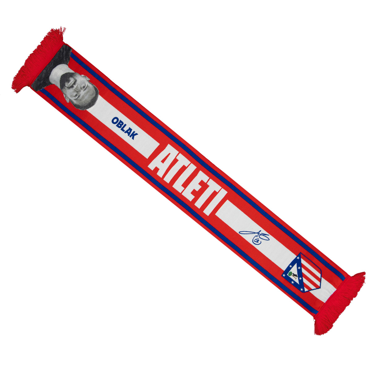 BUY Oblak Signature Scarf ONLINE | Atlético de Madrid Official Store