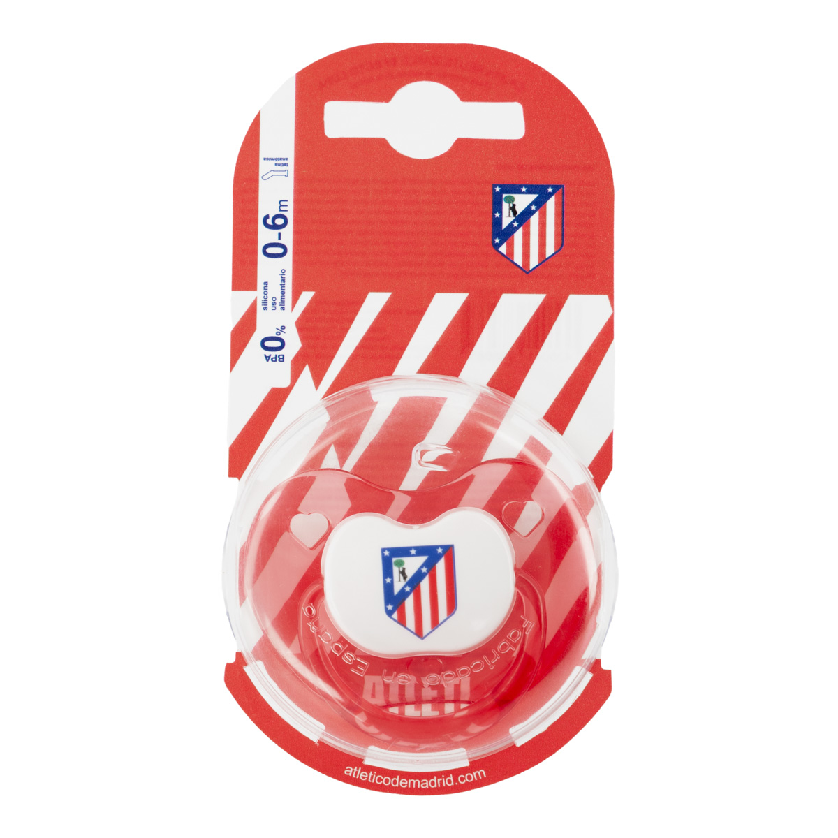 COMPRAR Chupete Rojo Escudo ONLINE | Tienda oficial del Atlético de Madrid