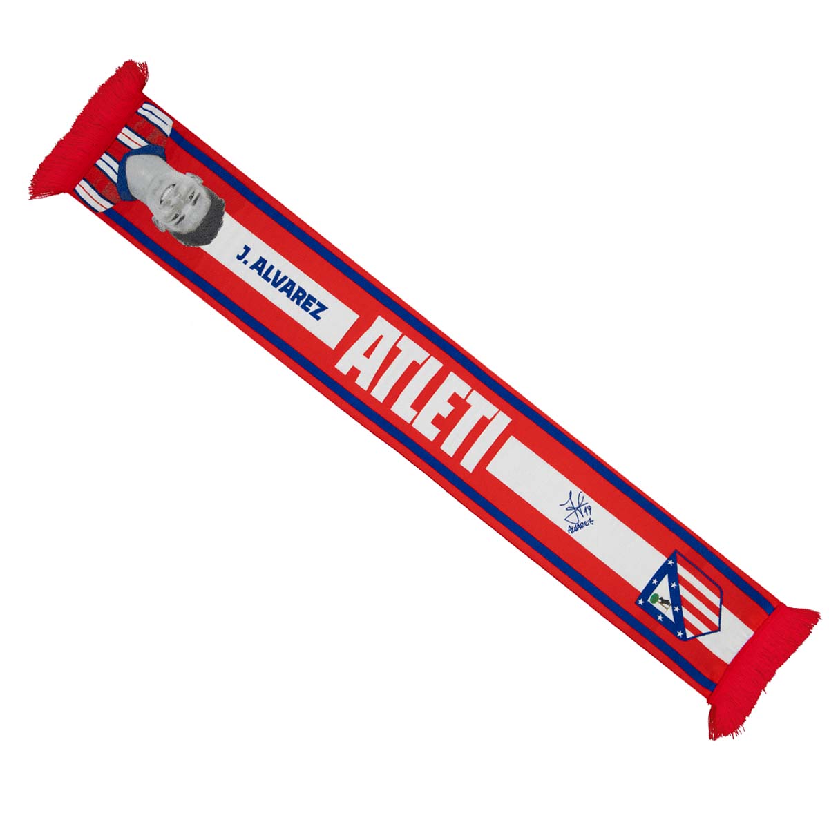 BUY Julián Alvarez Signature Scarf ONLINE | Atlético de Madrid Official ...